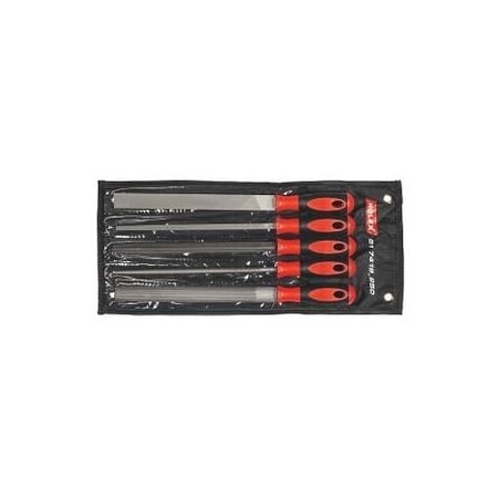 Holex 5 Pc File Set in Tool Roll, Cut 1, 250 mm 517419 250 | Zoro